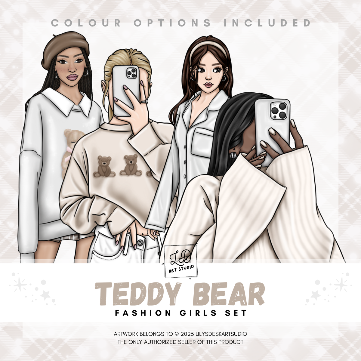 TEDDY BEAR || Bundle Deal – lilysdeskartstudio